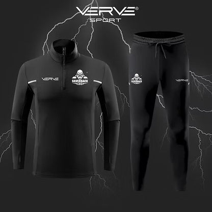 Silverback CBD - 3/4 Zip Training Tracksuit – SilverbackCBD & Wellness